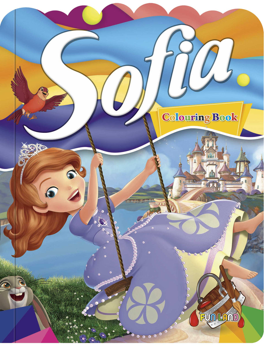 “Sofia” Fun Land Colouring Book – Stationeria