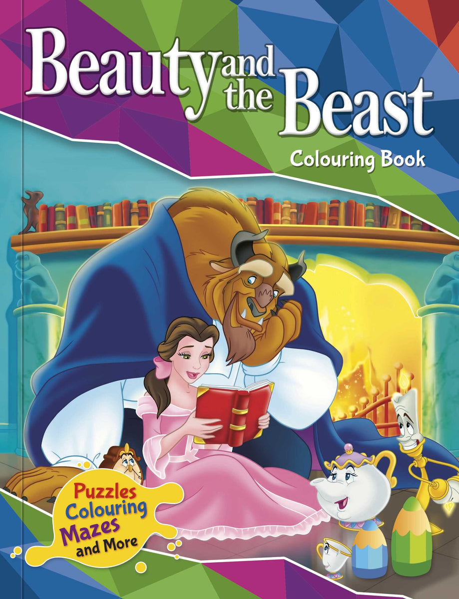 Beauty & the Beast Colouring Book – Stationeria