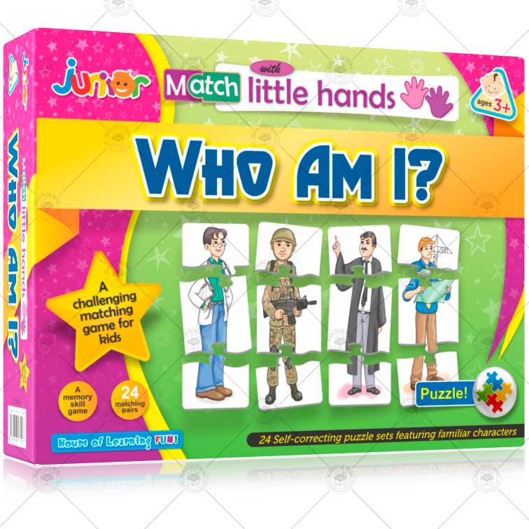 Who am i? – Match with Little Hands – Stationeria