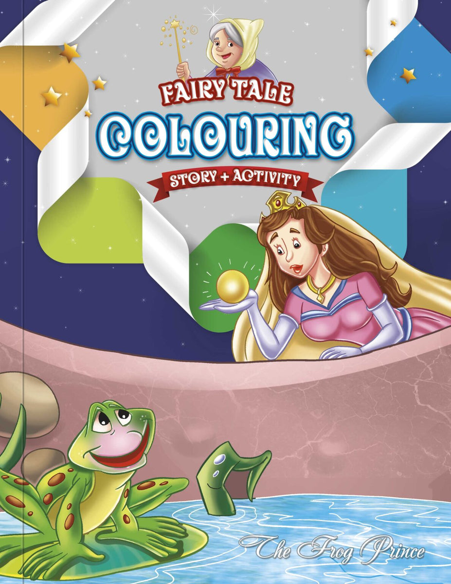 “The Frog Prince” Fairy Tale Colouring Book – Stationeria