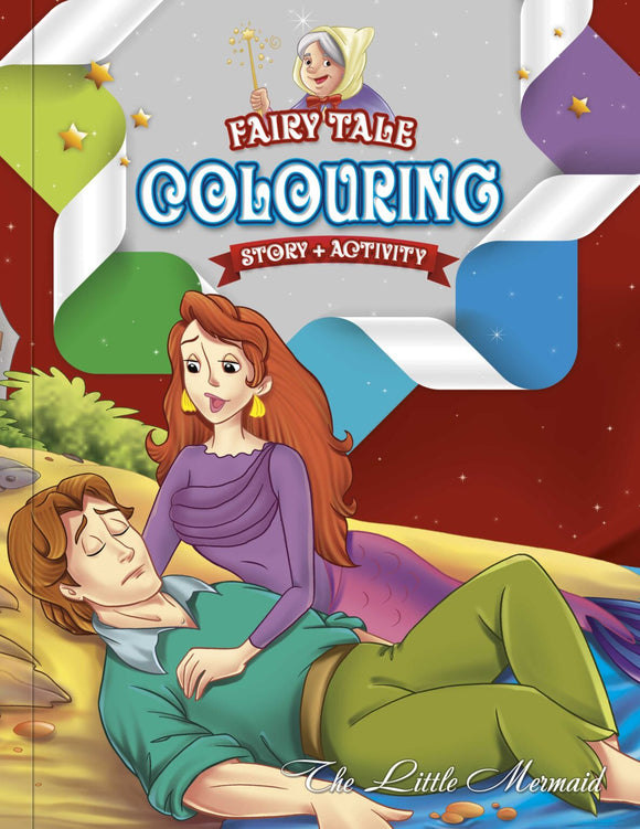 “The Little Mermaid” Fairy Tale Colouring Book – Stationeria