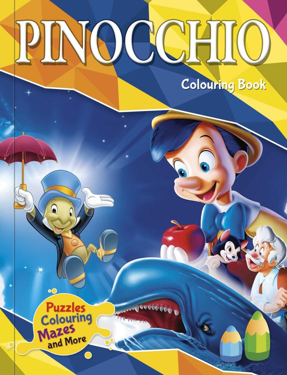 Pinocchio Colouring Book – Stationeria