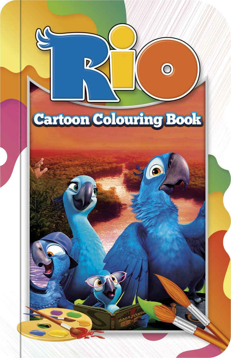 “RIO” Cartoon Colouring Book – Stationeria