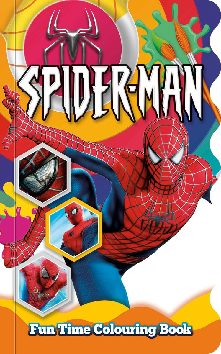 “Spider Man” Fun Time Colouring Book – Stationeria