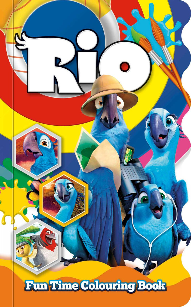 “RIO” Fun Time Colouring Book – Stationeria