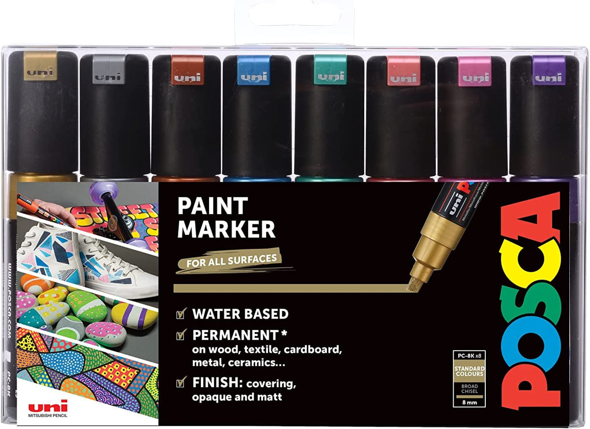 UNI BALL POSCA CALLIGRAPHY MARKET SET COLLETION 1 – Stationeria