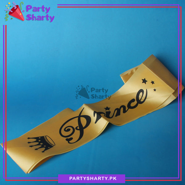 Birthday Prince Sash For Birthday Party Event and Celebration – Stationeria