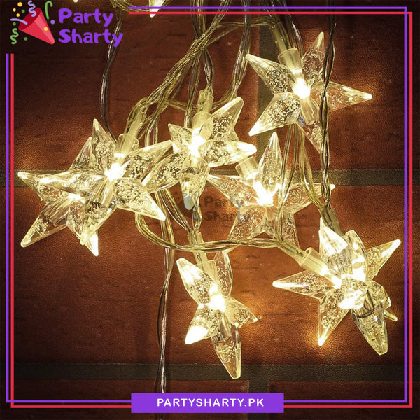 Crystal Star LED Fairy String Lights, Battery Powered 10 / 20 LED Ligh ...