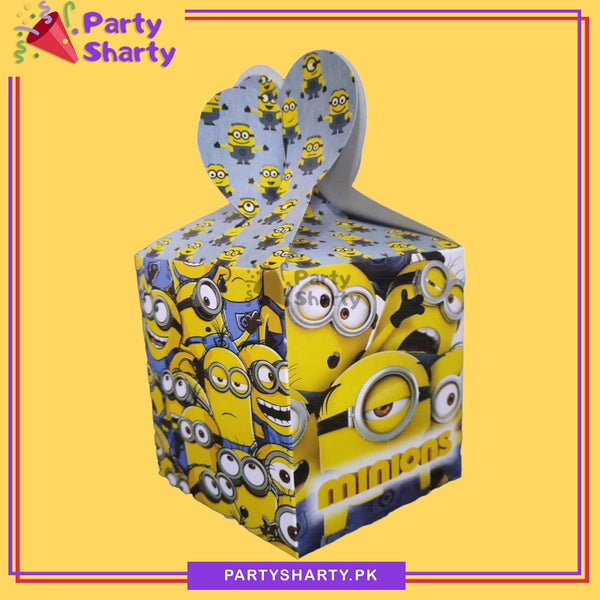 D-2 Minion Theme Goody Boxes Pack Of 10 For Minion Theme Birthday Part ...
