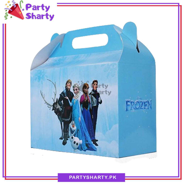 D-2 Frozen Elsa Theme Goody Boxes Pack of 10 For Theme Birthday Decora ...