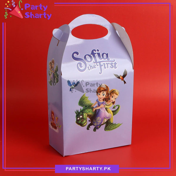 Sofia The First Theme Goody Boxes Pack of 6 For Theme Birthday Decorat ...