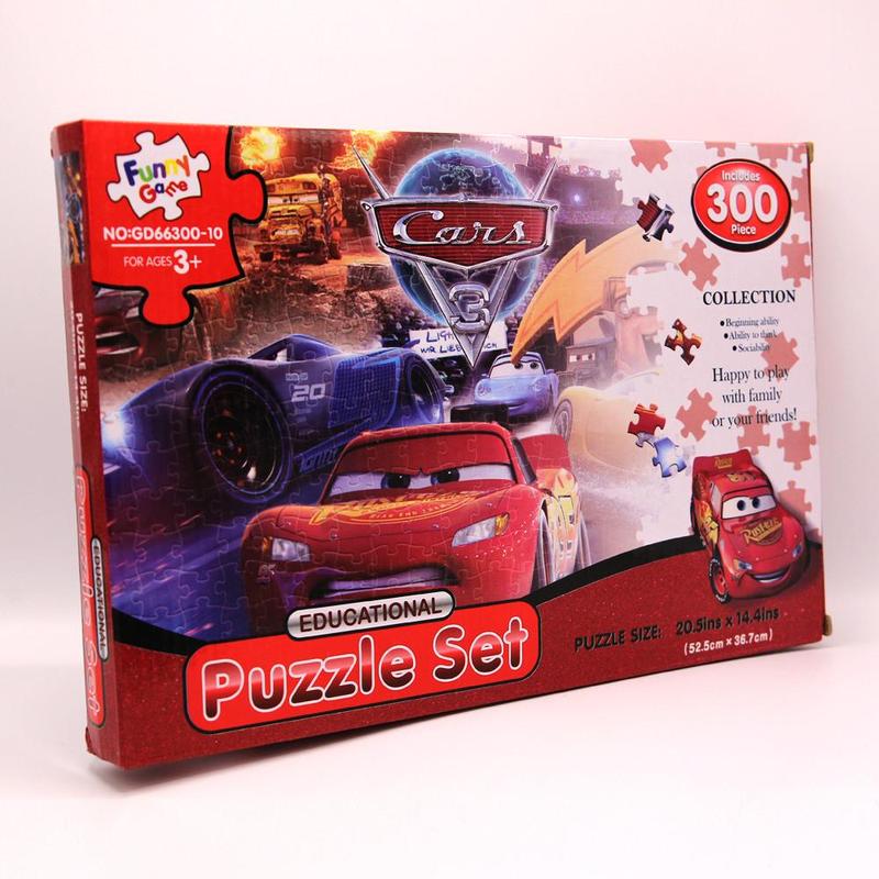Cars Educational Puzzle Set 300 Pcs – Stationeria