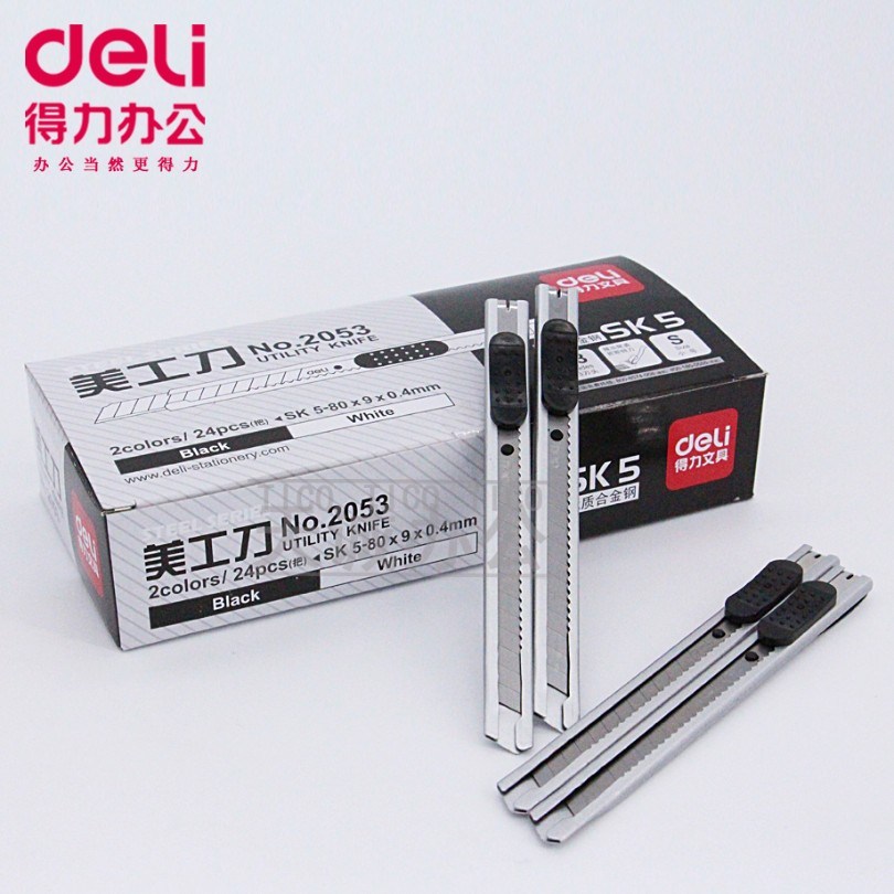 Deli Utility Knife Cutter 2053 – Stationeria