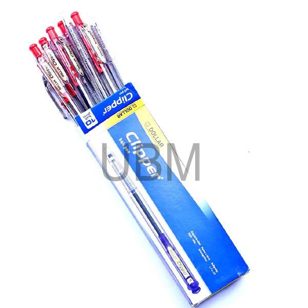 DOLLAR BALL PEN CLIPPER RED (DABI) – Stationeria
