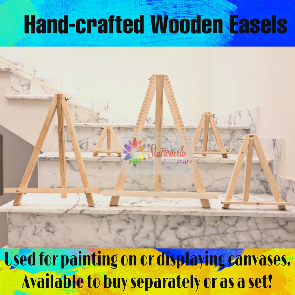 HAND CRAFTED WOODEN EASELS – Stationeria