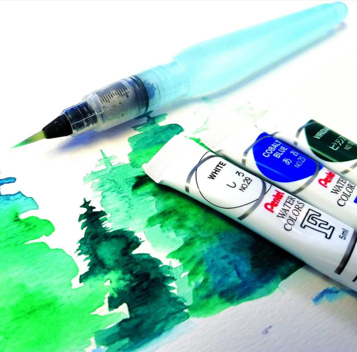 Pentel Water Color 12 Colors Tubes – Stationeria